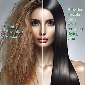 MYSTÉRE BEAUTÉ Rosemary Hair Oil for Hair Growth - Ideal for Dry Damaged Hair & Scalp with Mint, Biotin & Essential Oils - Formulated for Scalp Soothing & Hair Strengthening - 4 fl oz