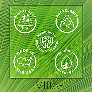 ViiiA Travel Toothbrush Case Holder USA Made BPA & GMO Free (Single, Jet Black)