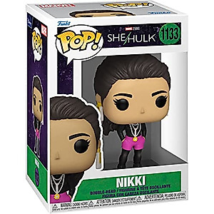 POP Marvel: [She Hulk] Attorney at Law - Nikki Funko Vinyl Figure (Bundled with Compatible Box Protector Case), Multicolor, 3.75 inches