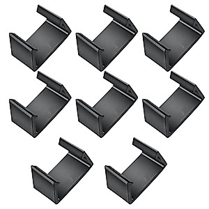 Auzfy 8 PCS Outdoor Furniture Clips, Wicker Sectional Patio Furniture Clips, Wicker Furniture Clamps Connectors, Connect Sectional Patio Couch Furniture