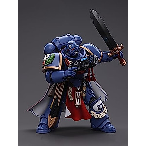 HiPlay JoyToy Warhammer 40K ltramarines Primaris Captain with Power Sword and Plasma Pistol 1:18 Scale Collectible Action Figure