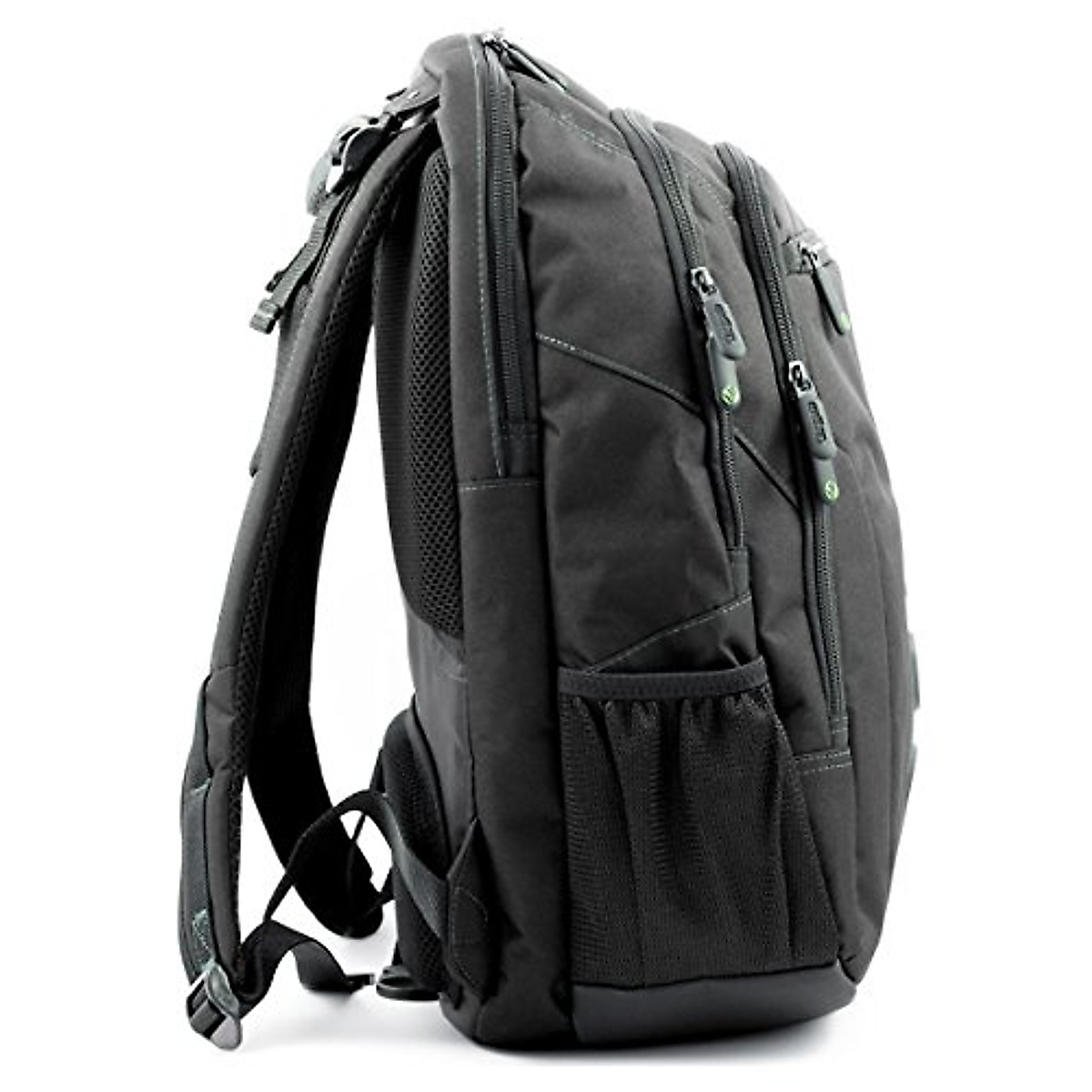 Targus EcoSpruce business Travel Laptop Backpack,15.6 inch EcoFriendly 27L waterprof work+school+computer laptop bag, Recycled fabric, MP3 Commuters rucksack, Briefcase Bag Women/ Men (TBB013EU) Black