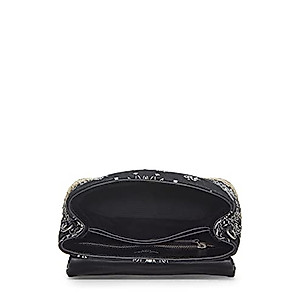 Yves Saint Laurent, Pre-Loved Black Bandana Canvas Loulou Toy, Black