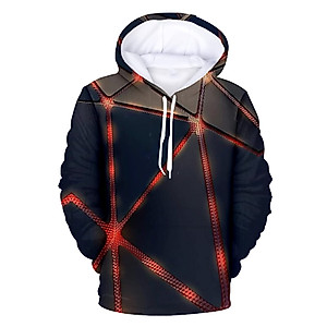 Mens Hoodies, Men Hoodie Blank Man with Zipper 3D Sweater Vortex Print Long Sleeve Hoodie Men's Sportswear Small White Hoodie Medium Hooded Sweaters for Work Hoodie Construction (XXL, Light Gray)