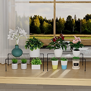 GEDLIRE Cabinet Storage Shelf Rack Set of 6, Medium (13 x 9.4 inch) Rustproof Metal Wire Kitchen Cabinet Organizer and Storage, Cupboard Spice Shelf Rack for Plate, Dish, Counter & Pantry Organization