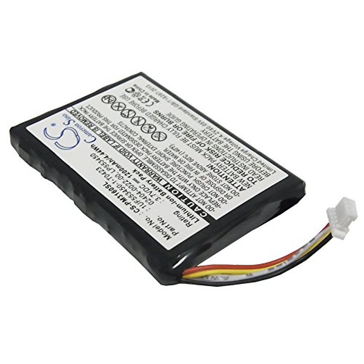 FYIOGXG Cameron Sino Battery for Cisco 3rd, F460, Generation, M31120B, M3160, Mino HD, PUDFVM31120B, S1240, U260, U260B, U260W, U260W 4 GB, Video MinoHD, Video UltraHD 1200mAh