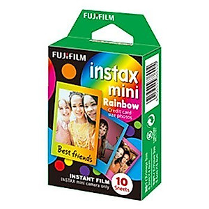 Fujifilm Instax Mini Film Rainbow - Staind Glass - Shiny Star Film -10 Sheets X 3 Assort (Taketori Store Original Goods with Instructions)