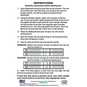 Water Safe Lead Water Test