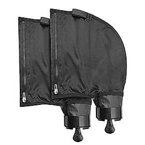 UCEDER Black Nylon Mesh Pool Cleaner Bags,All Purpose Filter Bag K13 K16 with Zipper Replacement for Polaris 280 and 480 Pool Cleaner(2 Pack)