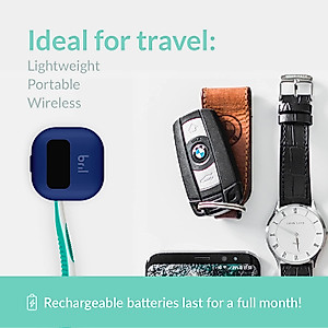 Bril UV-C Toothbrush Sanitizer, Portable Sterilizer, Cover, Holder, and Case for Any Size Toothbrush, White, Black, Navy (3 Pack)