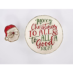 Mud Pie, Multi, Farmhouse Christmas Chip & Dip Set, 2.5" x 10.5", chip 2 1/2" x 10 1/2" dia | dip 2" x 4 1/2"