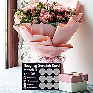 Valentines Day Gifts for Him Her, Valentines Day Cards Gifts for Boyfriend, Anniversary Wedding Birthday I Love You Gifts for Him Husband, Date Night Ideas, Funny Scratch Card, Valentines Cards