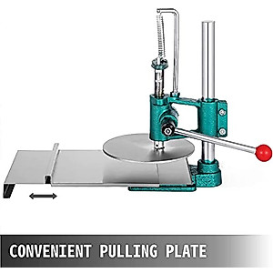 HACSYP Pizza Dough Press Machine, Household Pizza Pastry Press Maker, Stainless Steel Dough Roller Dough Sheeter Pasta, Sheeting Bread Molder Pie Crust