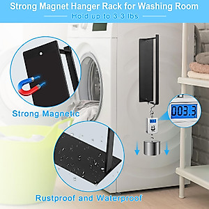 Magnetic Paper Towel Holder for Fridge, Toilet Paper Roll Holder Magnetic Paper Towel Rack Wall Mount and Hanger Organizer Magnetic Hanger Holder for Washing Machine Laundry Room Organization