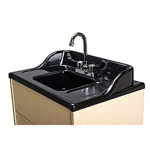 Waterworks Concession Sinks Premier Portable Handwashing Station with Hot Water - Maple