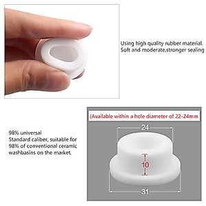 10Pcs Kitchen Sink Washbasin Drain Seal Stopper Bathtub Drain Caps Plug Rubber Sink Hole Overflows Enduring