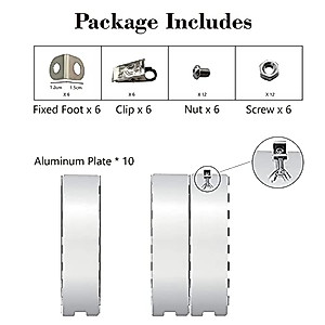 Patio Heater Reflector Shield - Heat Focusing Reflector for Round Natural Gas and Propane Patio Heaters - Heat Reflector 15 Inch Height Thicker Aluminum Panel(10 Panels)