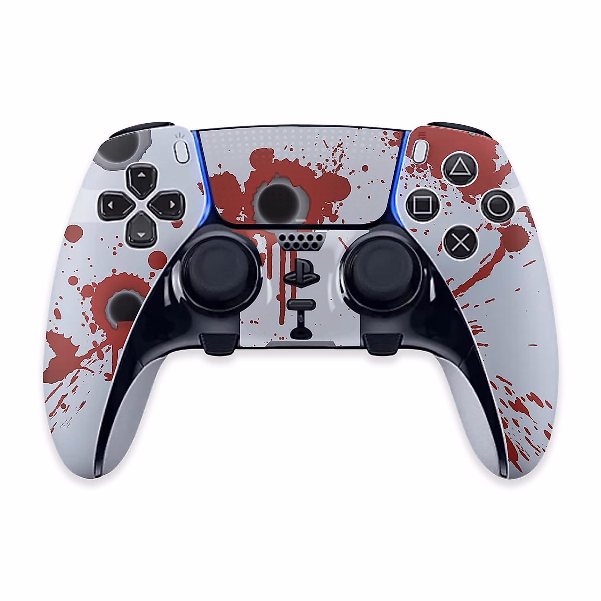 MightySkins Skin Compatible with PS5 DualSense Edge Controller - Bullet Holes | Protective, Durable, and Unique Vinyl Decal wrap Cover | Easy to Apply & Change Styles | Made in The USA