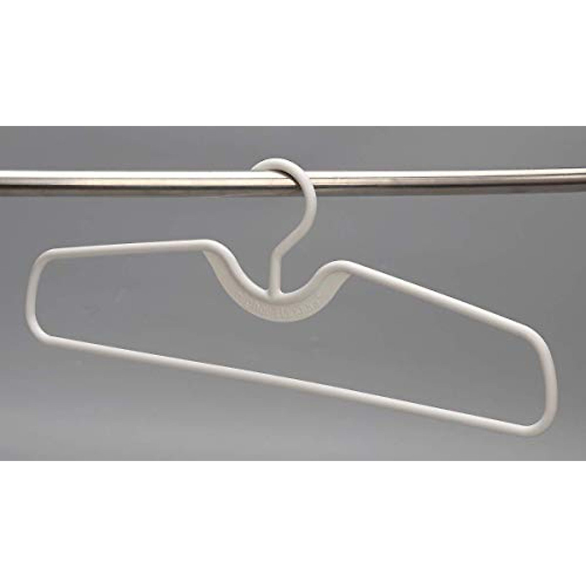 Higher Hangers Classic Short Neck Design Heavy Duty Slim Plastic Space Saving Clothes Hangers- 40 Pack - Create Extra Closet Space, Non-Slip, Durable, Practical, and Versatile Closet Organizer (White)