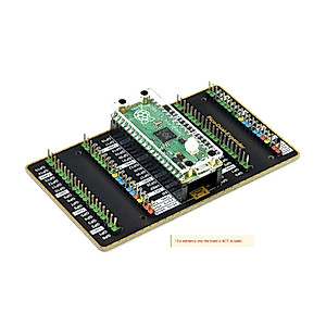 Waveshare Clear Acrylic Protection Case for Raspberry Pi Pico, Customized Key Cap, Neat Design