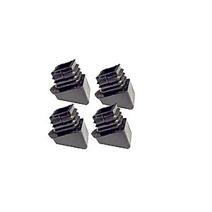 Plastic Insert Chair Glides for Square tubing (Slanted)
