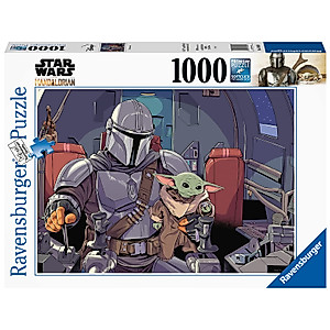 Ravensburger Star Wars The Mandalorian 1000 Piece Jigsaw Puzzle for Adults - 16565 - Every Piece is Unique, Softclick Technology Means Pieces Fit Together Perfectly