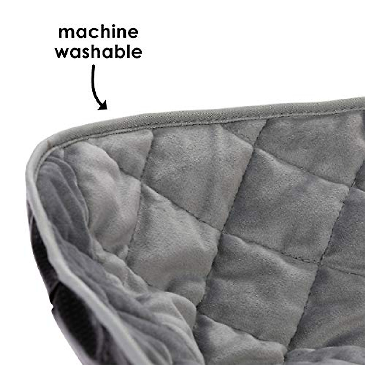 Diono Ultra Dry Seat, Child Car Seat Pad With Waterproof Liner - Potty Training Seat Pads for Infants Baby and Toddlers, Multi-Use for High Chair, Car Seats and Strollers, Machine Washable, Gray