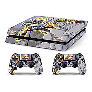 Skin Ps4 Old - Dragonball GT Trunks - Limited Edition Decal Cover ADESIVA Playstation 4 Slim Sony Bundle