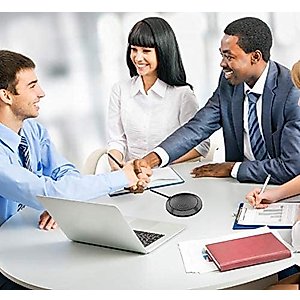 Conference USB Microphone, Computer Desktop Mic with LED Indicator, TKGOU Plug & Play Omnidirectional Condenser PC Laptop Mics for Online Meeting/Class,Skype,Recording,Chatting,Zoom,(Windows/Mac OS X)