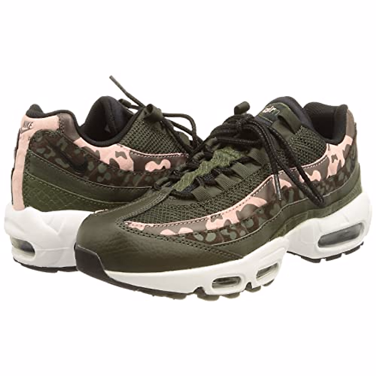 Nike Womens Air Max 95 Running Trainers DN5462 Sneakers Shoes (UK 4.5 US 7 EU 38, Brown Basalt Black Sequoia 200)