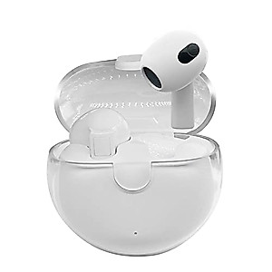 Mini Wireless Earbuds Bluetooth 5.1 Headset, IPX7 Waterproof, Touch Control in Ear Light-Weight Headphones Built-in Microphone, ANC Earphones Compatible with iPhone & Android (White)