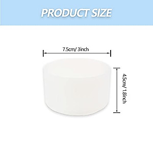 Zuosiba 2 Pcs Protector Silicone Boot for Water Bottles, Anti-Slip Tumbler Sleeve Cover Compatible with All Water Bottles with Bottom Width of 2.9-3in