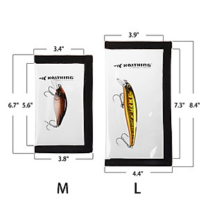 KastKing Fishing Lure Wraps,Four Pack,Medium,5.67x 3.38 Inches