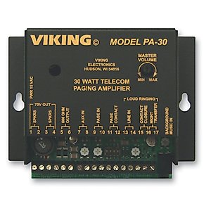 Viking 30 Watt Telecom Pagin Amp