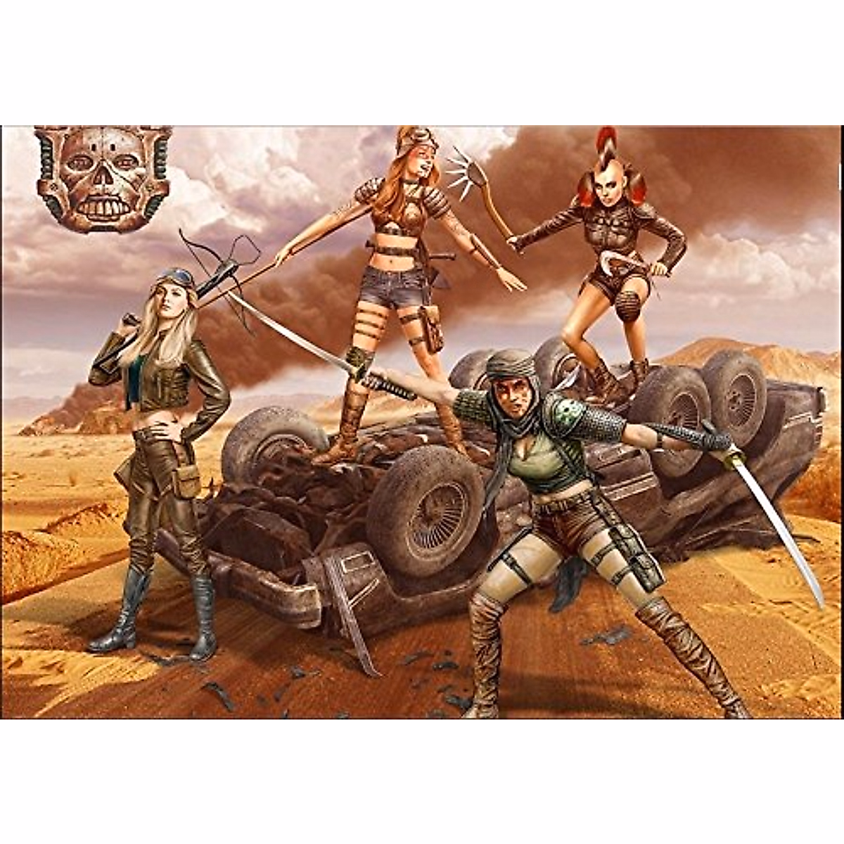 Masterbox Figures Desert Battle Series , Skull Clan - Death Angels 1/35 Master Box 35122