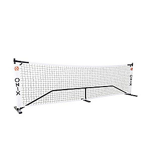 Onix Pickleball 2-in-1 Regulation-Size Portable Net and Practice Net Set Includes Carrying Case with Wheels