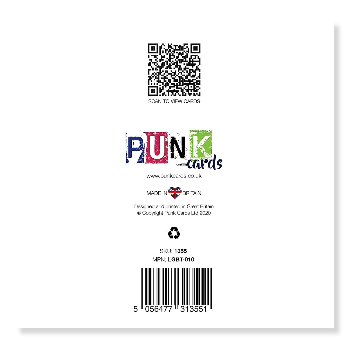 Punkcards – Gay Birthday Card – ‘Way Too Fabulous To Be Straight' – LGBT Lesbian – Lesbian Birthday Card – Gay Birthday Cards – LGBTQ for Her or Him – Pride Birthgay