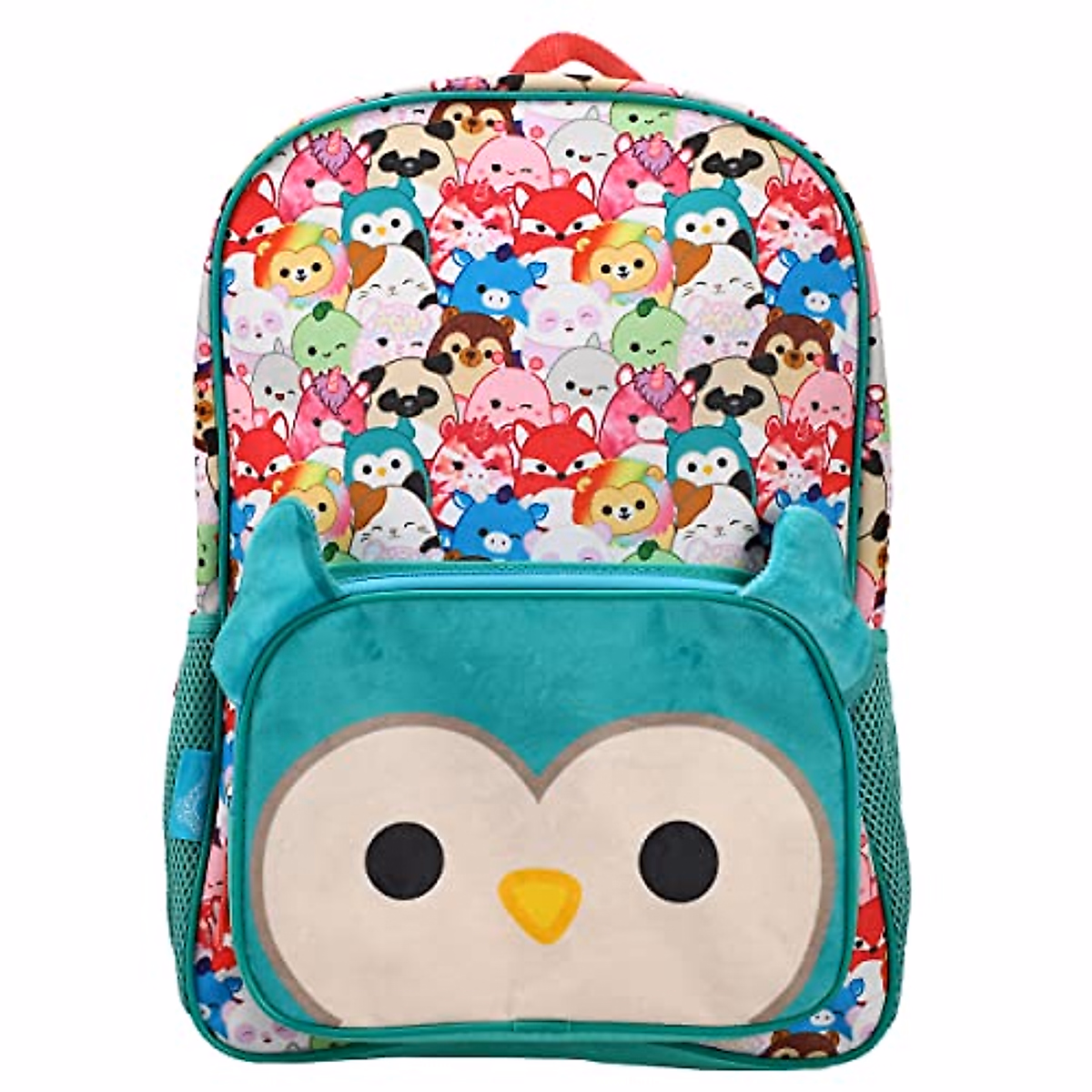 Bioworld Squishmallows Winston The Owl Plush Pocket Youth Backpack