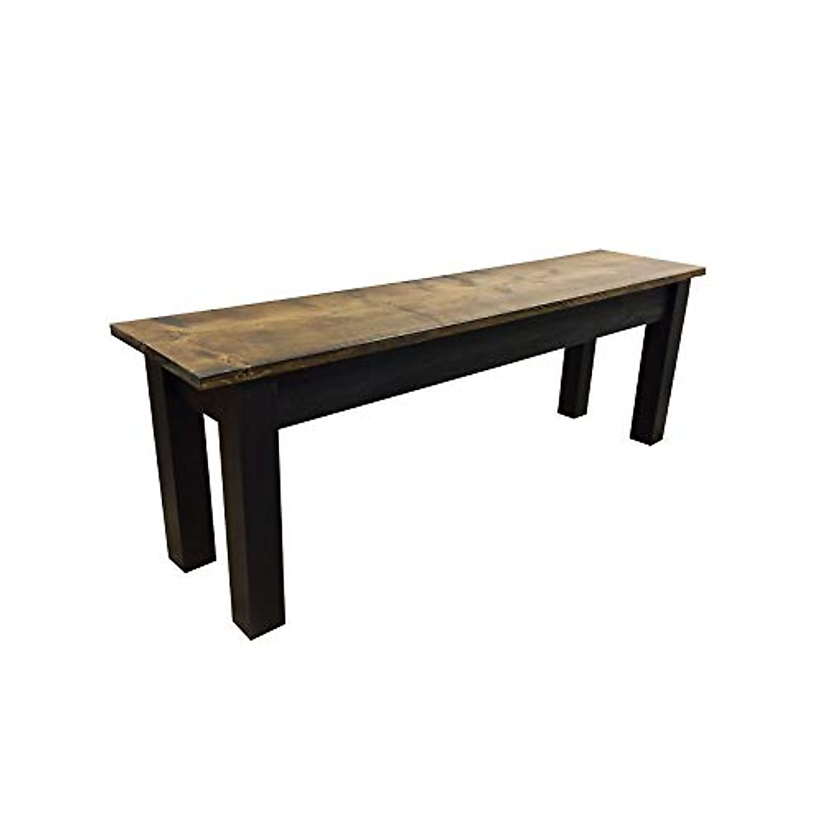 Dark Walnut and Black Bench (36)