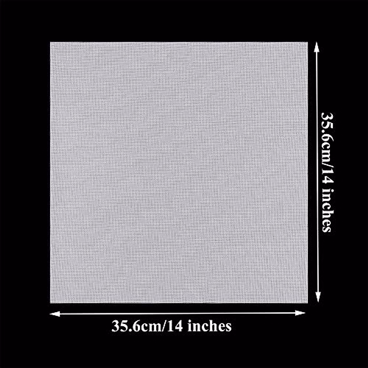 Superior 9 Pack Super Non-stick, Dupont Teflon Re-usable Food Dehydrator Sheets for Excalibur 2500, 2900, 3500, 3900 or 3926t. Sheet Measures 14” X 14” Fits Excalibur 5 and 9 Trays.