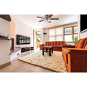 Craftmade Flush Mount Ceiling Fan with Light WC42ORB5C3F Wyman Oil Rubbed Bronze 42 Inch Hugger Bedroom Fan