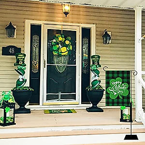 WATINC 12Pcs Seasonal Garden Flags Burlap Vertical Double Sided Happy Halloween Thanksgiving Merry Christmas Hello Spring Summer Fall Winter Party Decorations House Flag for Lawn Yard 12 x 18 Inch