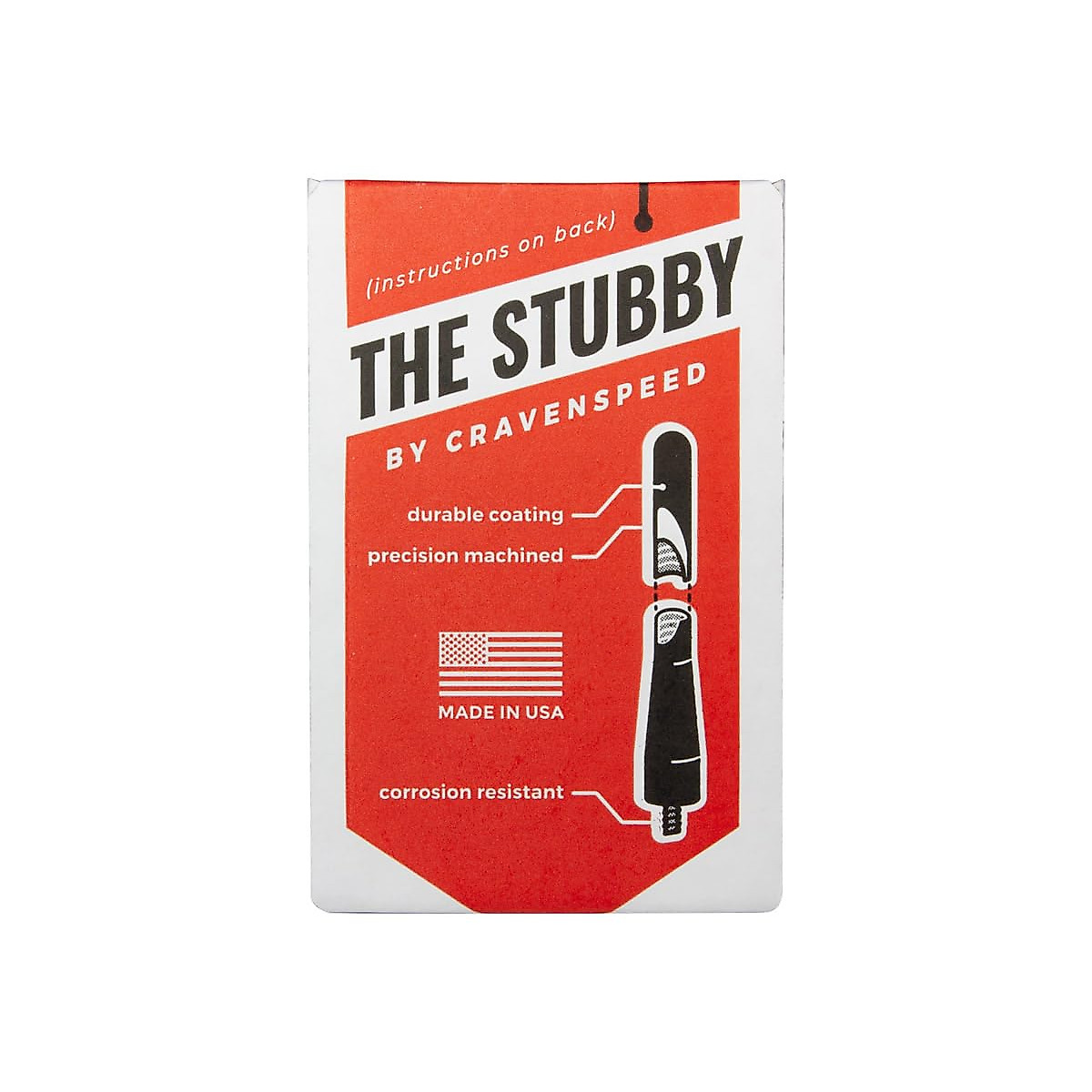 CravenSpeed Stubby Jr Antenna Compatible with Ford Fusion 2005-2020 | 2 Inches | Short Antenna Replacement | Made in The USA