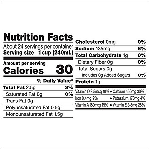 Silk Shelf-Stable Almond Milk, Unsweetened Vanilla, Dairy-Free, Vegan, Non-GMO Project Verified, 1 Quart (Pack of 6)