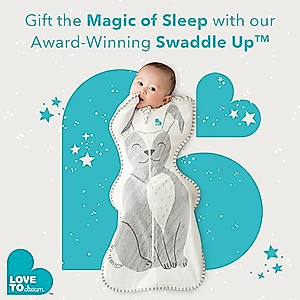 Love to Dream Swaddle UP, Baby Sleep Sack, Self-Soothing Swaddles for Newborns, Improves Sleep, Snug Fit Helps Calm Startle Reflex, New Born Essentials for Baby, 1.0 TOG, 5-8.5 lbs, Gray