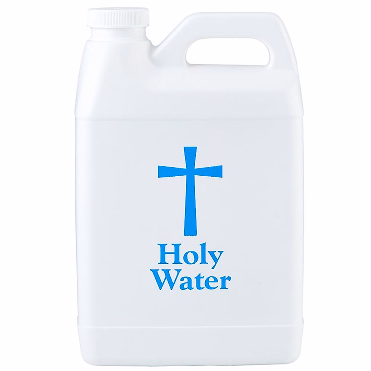 Needzo Holy Water Container, Durable Holder with Secure Lid, Accessory for Religious Ceremonies and Home Blessings, 64 Ounces
