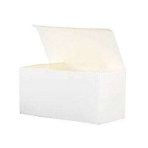 HUAPRINT White Gift Box with Lids 9x4.5x4.5inch,24pcs Paper Gift Box for Presents,Birthday,Bridesmaid Proposal,Groomsmen Engagements,Baby Showers,Christmas,Wedding Party Favor,Cupcake,Crafting,Holidays