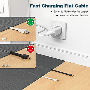 6ft Magnetic Charging Cable Compatible for Arlo Pro,Charging Cable with Adapter Compatible with Arlo Pro, Arlo Pro 2, Arlo Go,Outdoor Charging Cable Weatherproof Power Adapter & Power Cable - White