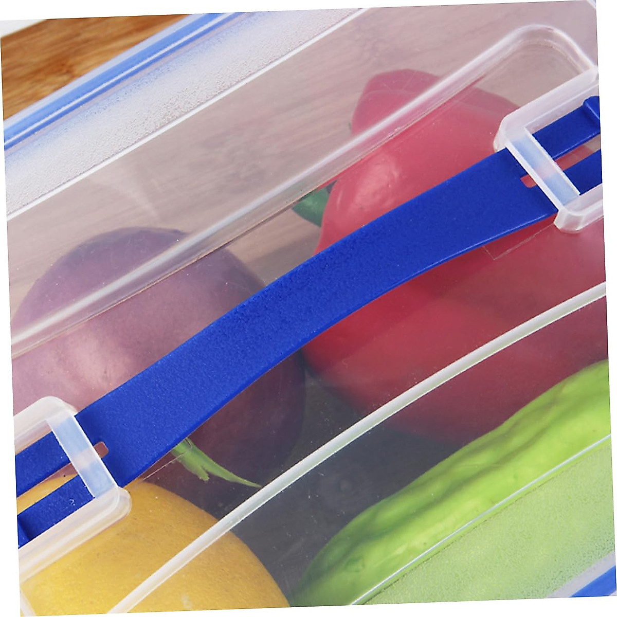 DECHOUS Refrigerator Rectangular Food Boxes Box Food Container with Lid Food Container Wit Hhandle With Cover Set Portable Container