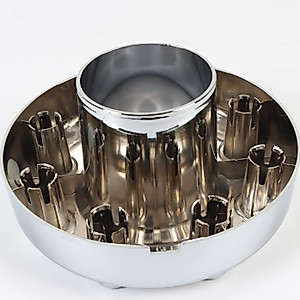 1PCS Replacement for 2005-2018 F350 Dually FRONT 4X4 Open Chrome Wheel Center Hub Cap